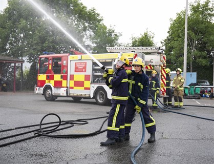 Young Firefighters delight at annual graduation ceremony | Royal ...