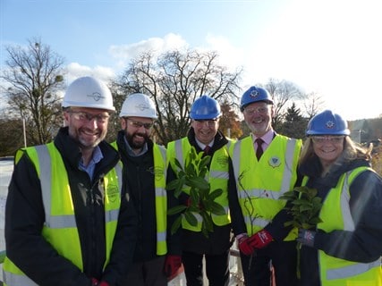 Topping out ceremony marks milestone for Crowthorne Community Fire ...