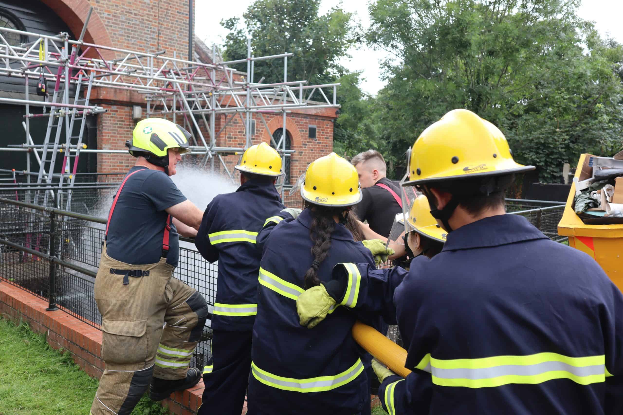 Young People Embrace Summer Internship in the Fire and Rescue Service ...